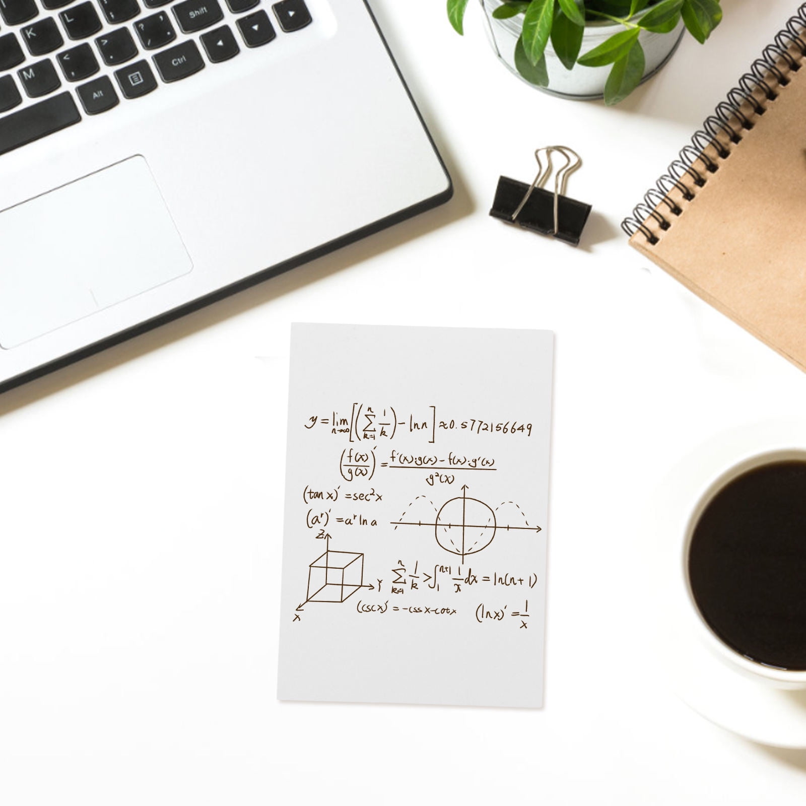 PTOOTP Rectangular Blank Memo Pad White 1Pcs Tearable Sheets Smooth ...