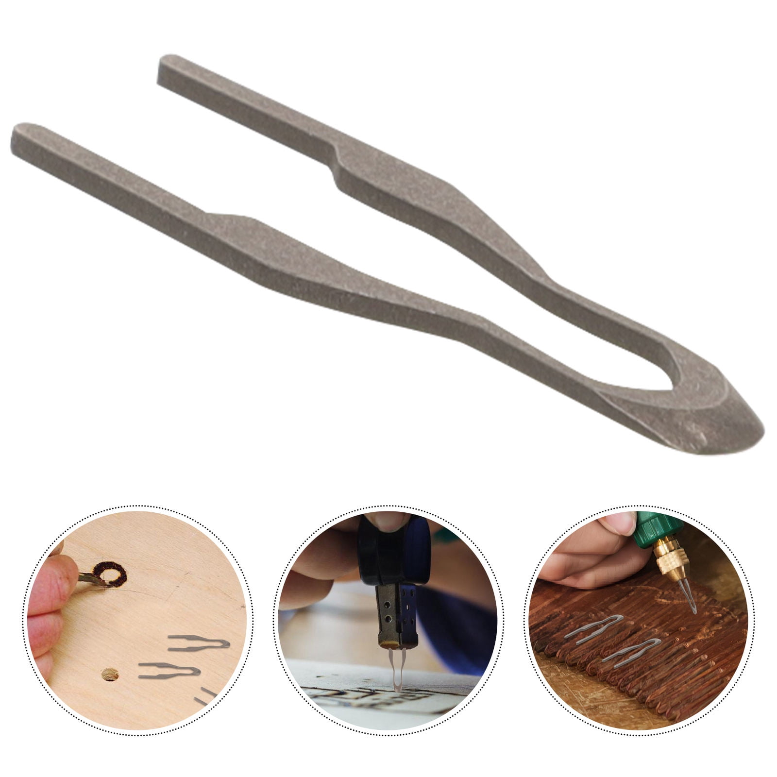 PTOOTP 1Set Dark Brown Round Pyrography Wire Tip for Craft Making ...