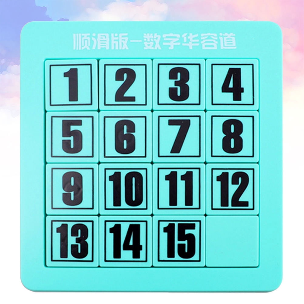 PTOOTP 1Set Learning Toy Numerals Puzzle Toy Sky-Blue Plastic for ...