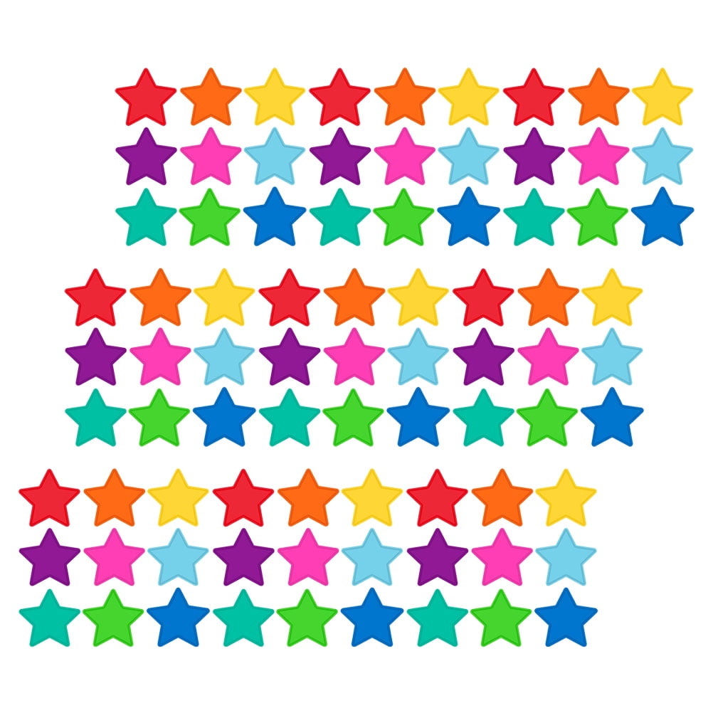 PTOOTP Assorted Color Star Die Cuts for DIY Crafts 108 Pieces - Walmart.com