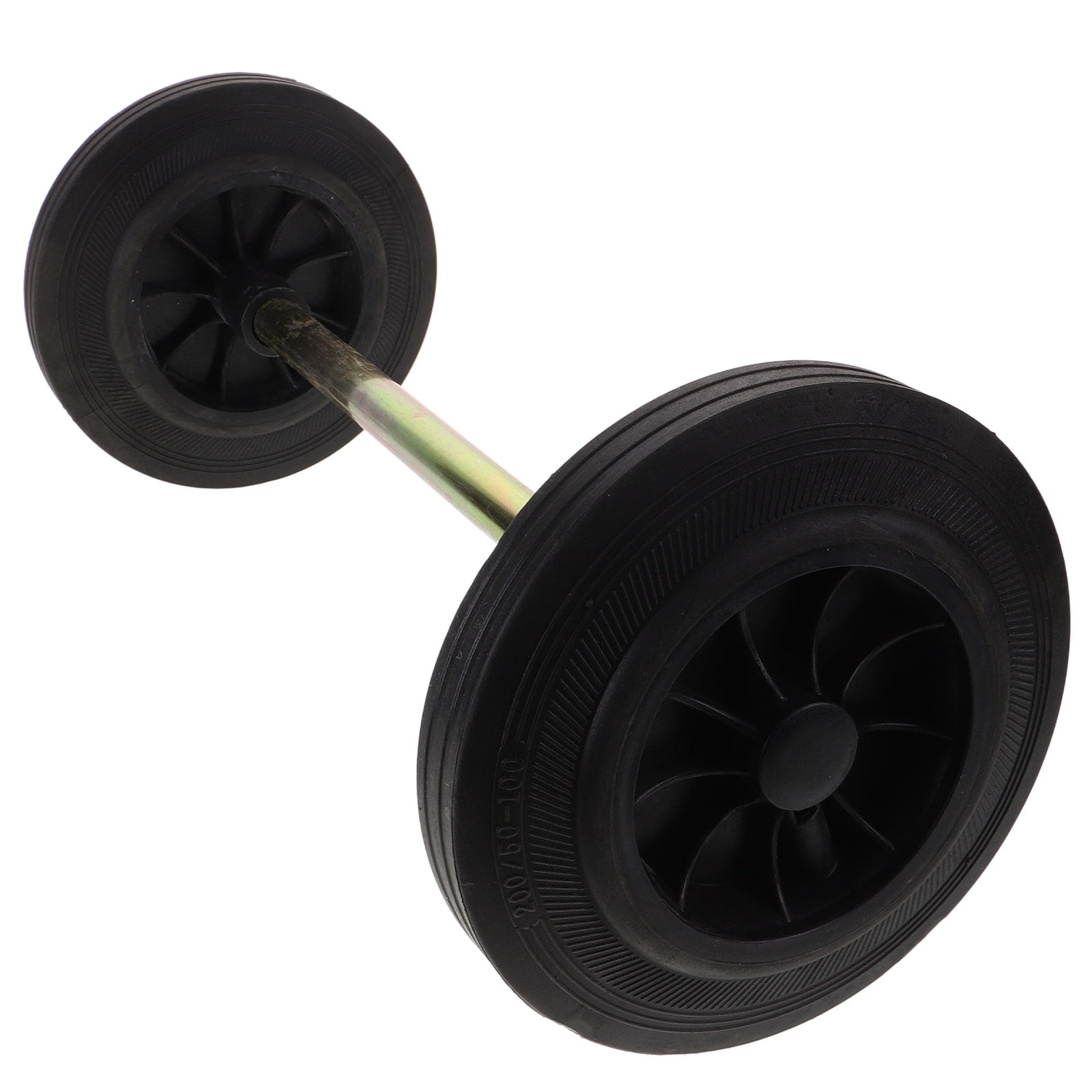 PTOOTP Rubber and Iron Trash Can Replacement Wheels, Multi-Color ...