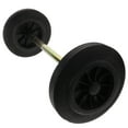 PTOOTP Iron and Rubber Replacement Wheels 1 Set for Garbage Cans ...