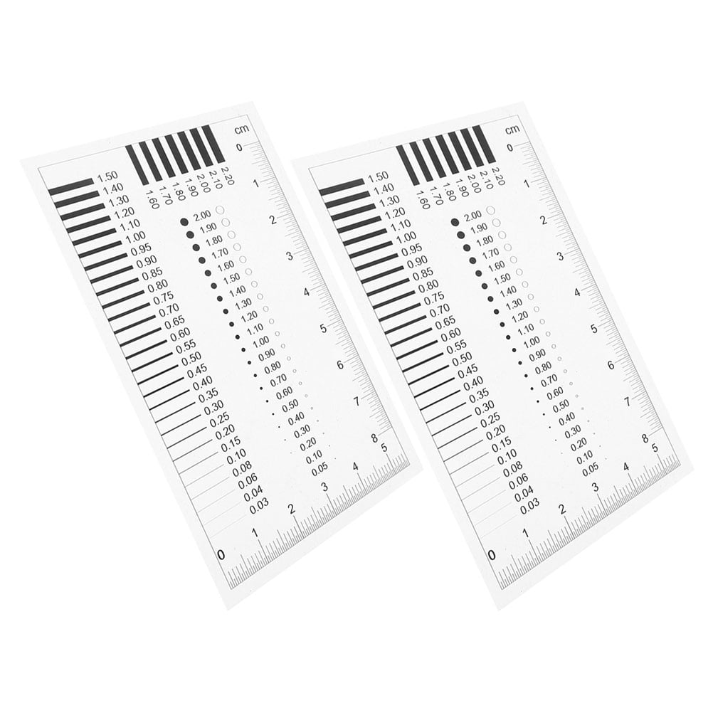 PTOOTP Versatile Spot Measurement Ruler, Durable Plastic, Accurate ...