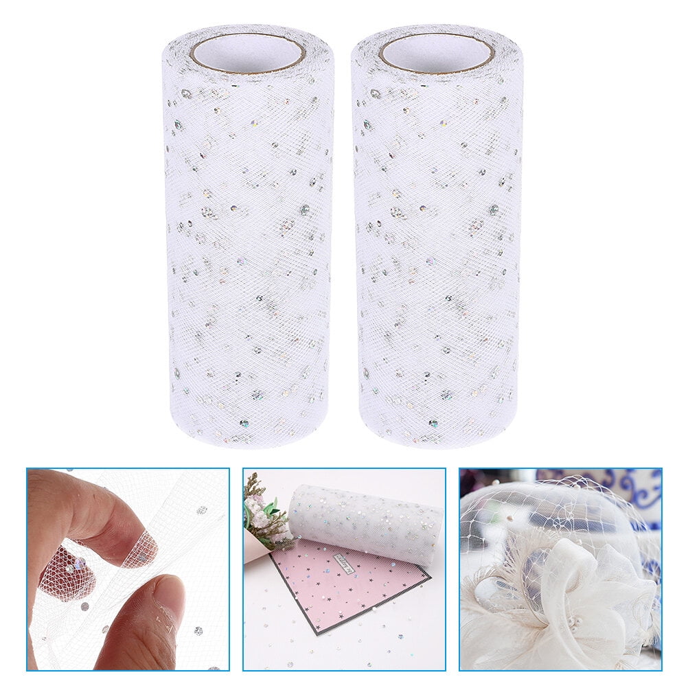 PTOOTP White Decorative Garment Fabric Roll for Sewing Applique and ...