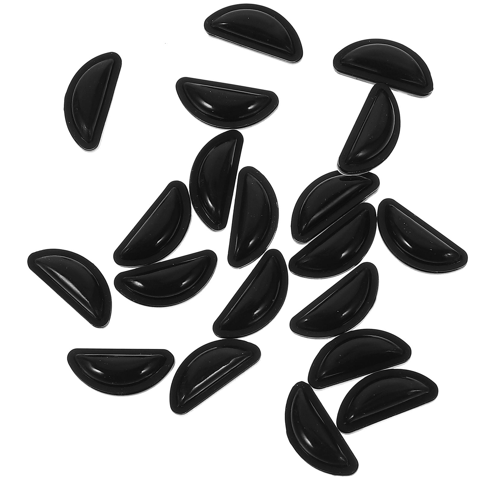 PTOOTP 20 Pcs Crescent Shape Nose Pads for Eyeglasses Simple and ...