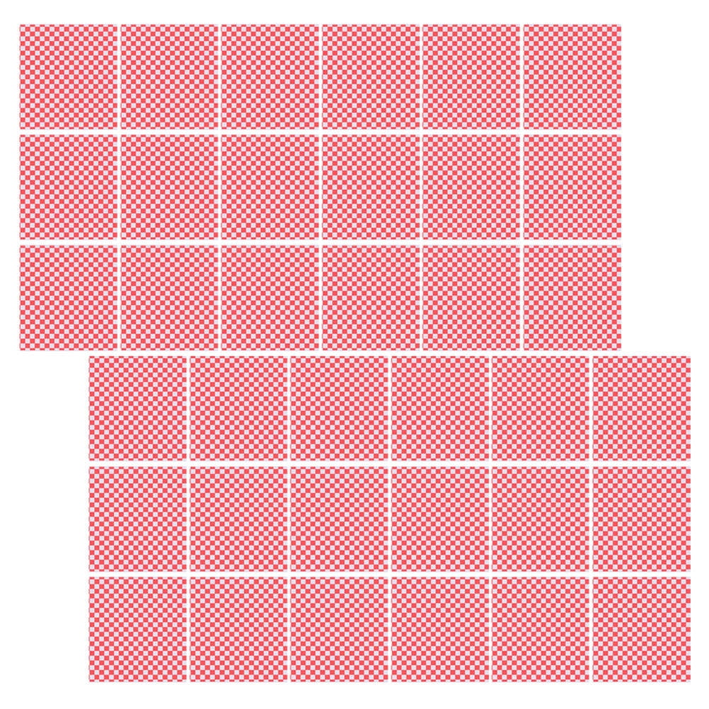 PTOOTP Greaseproof Paper Sheets Food Wrapping Paper Red 200 Sheets ...