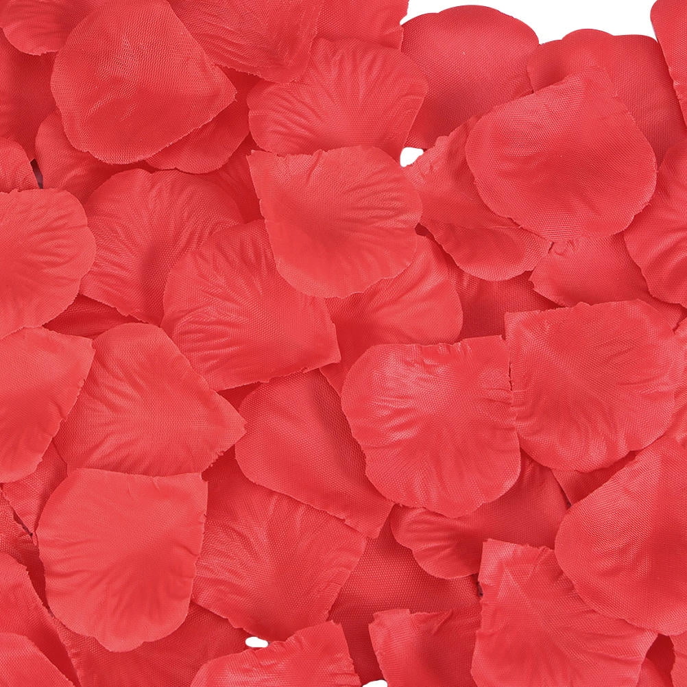 PTOOTP 2000Pcs Red Artificial Rose Petals Lightweight Decorative Flower ...