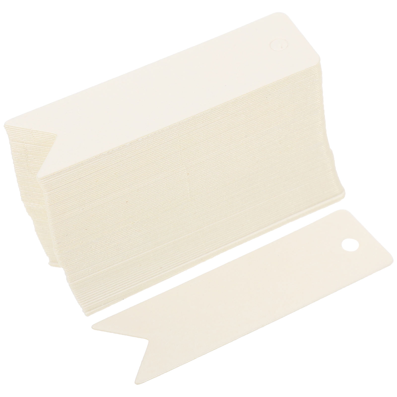 PTOOTP Labeling Tags Simple Design White Paper 200Pack 2.75X0.79X0.04In ...