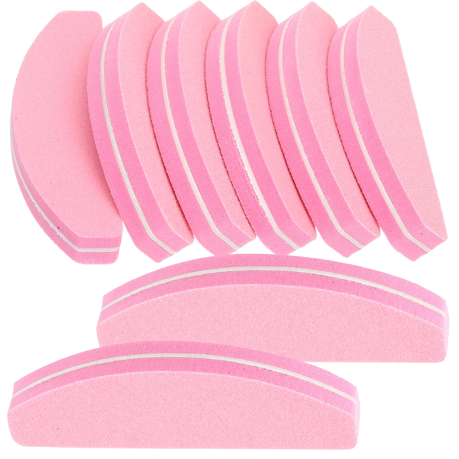 PTOOTP 20Pcs Pink Nail Buffer Block for Filing Edges and Removing ...