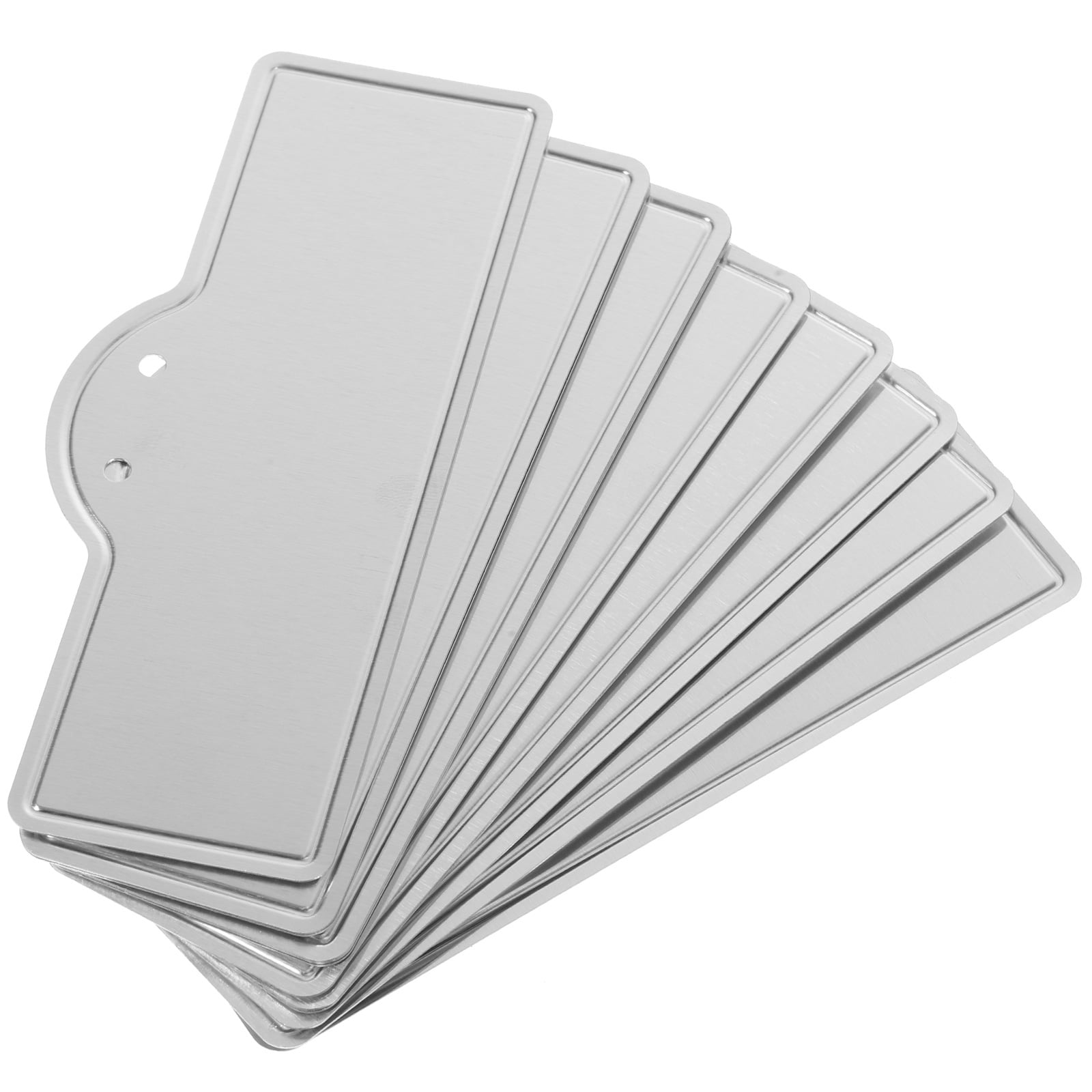 PTOOTP 20Pcs Tree Identification Tags Aluminium Simple Style for Family ...