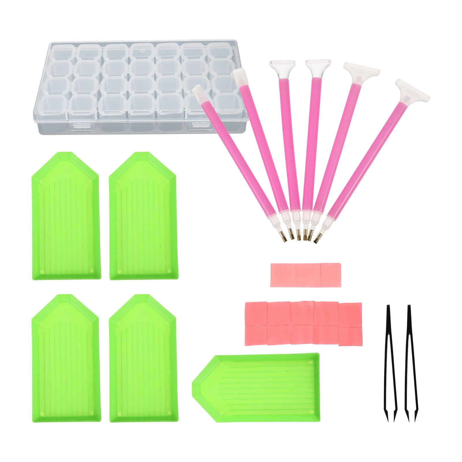 PTOOTP 24Pcs Assorted Color Diamond Art Tools for Home Decoration and ...