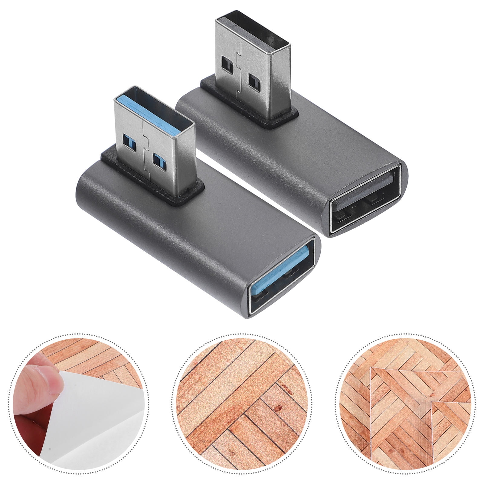 PTOOTP 2Pcs Blue USB Adapter Kit for Data Transfer and Device ...