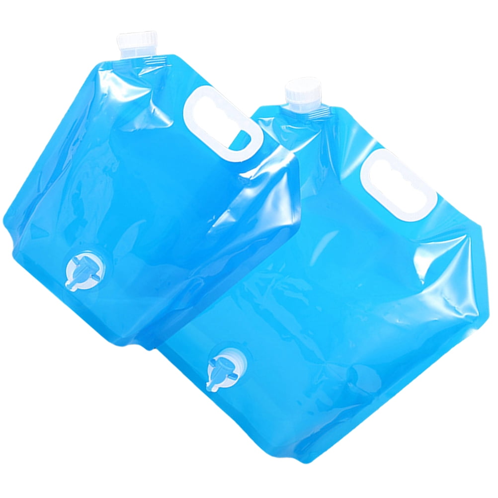 PTOOTP 2Pcs Collapsible Water Container Portable Freezable Leakproof ...