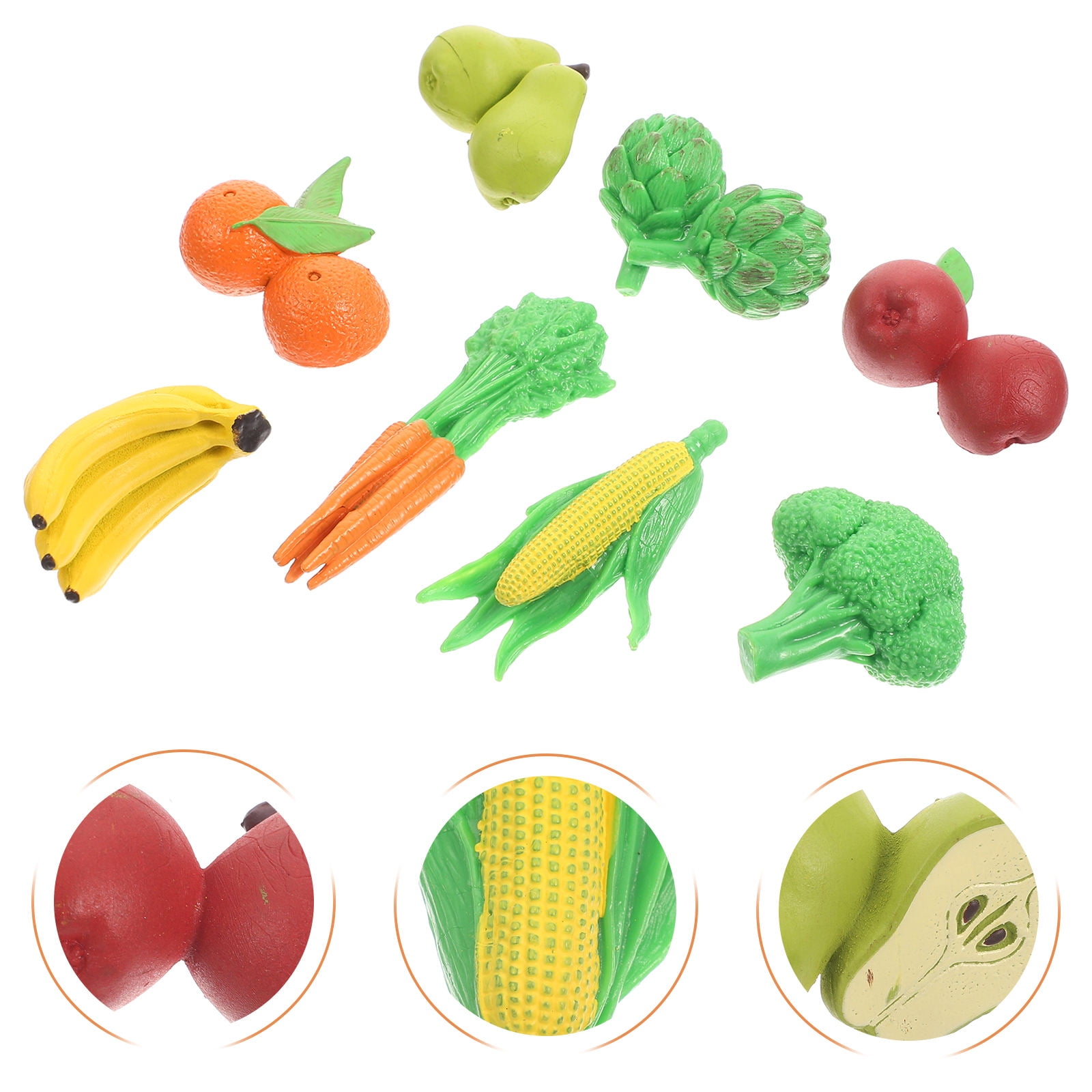 PTOOTP 2Pcs Vegetable Models Simulation Vegetable Models Store Display ...
