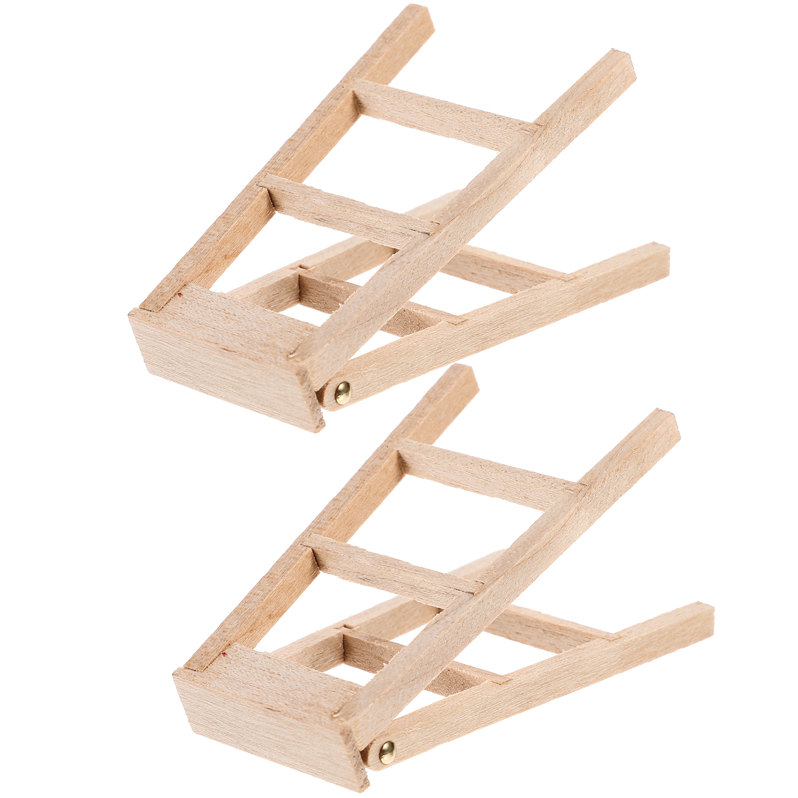 PTOOTP 2Pcs Wooden Tiny House Ladder for Landscape Ladder : 12 ...
