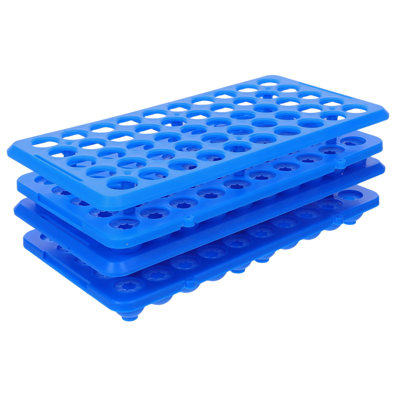 PTOOTP 2-Pack Plastic Test Tube Rack for Kids Science Lab, Holder for ...