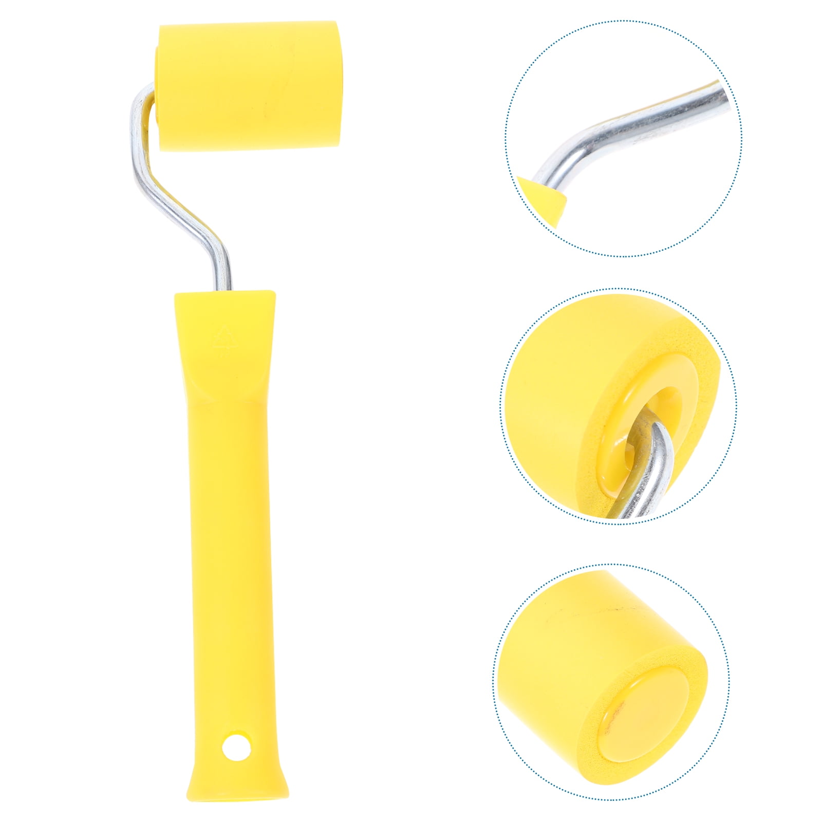 PTOOTP Ergonomic Yellow ABS Iron Roller for Wallpaper and Vinyl ...