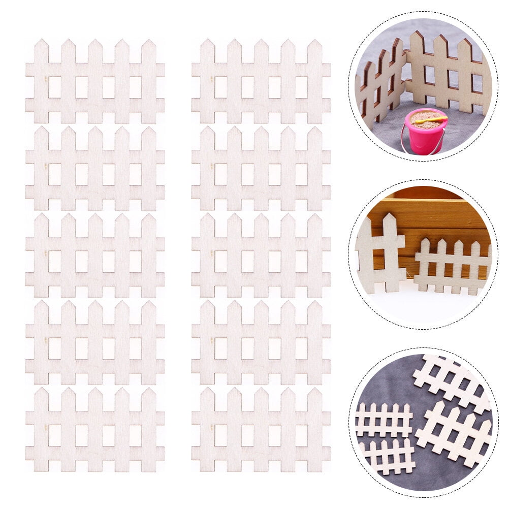 PTOOTP 30Pcs Mini Fences Simple Style for Fence Decor in Mini Gardens ...