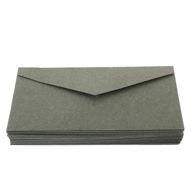 PTOOTP Green Rectangular Blank Envelopes for Party Use, Letter Size ...