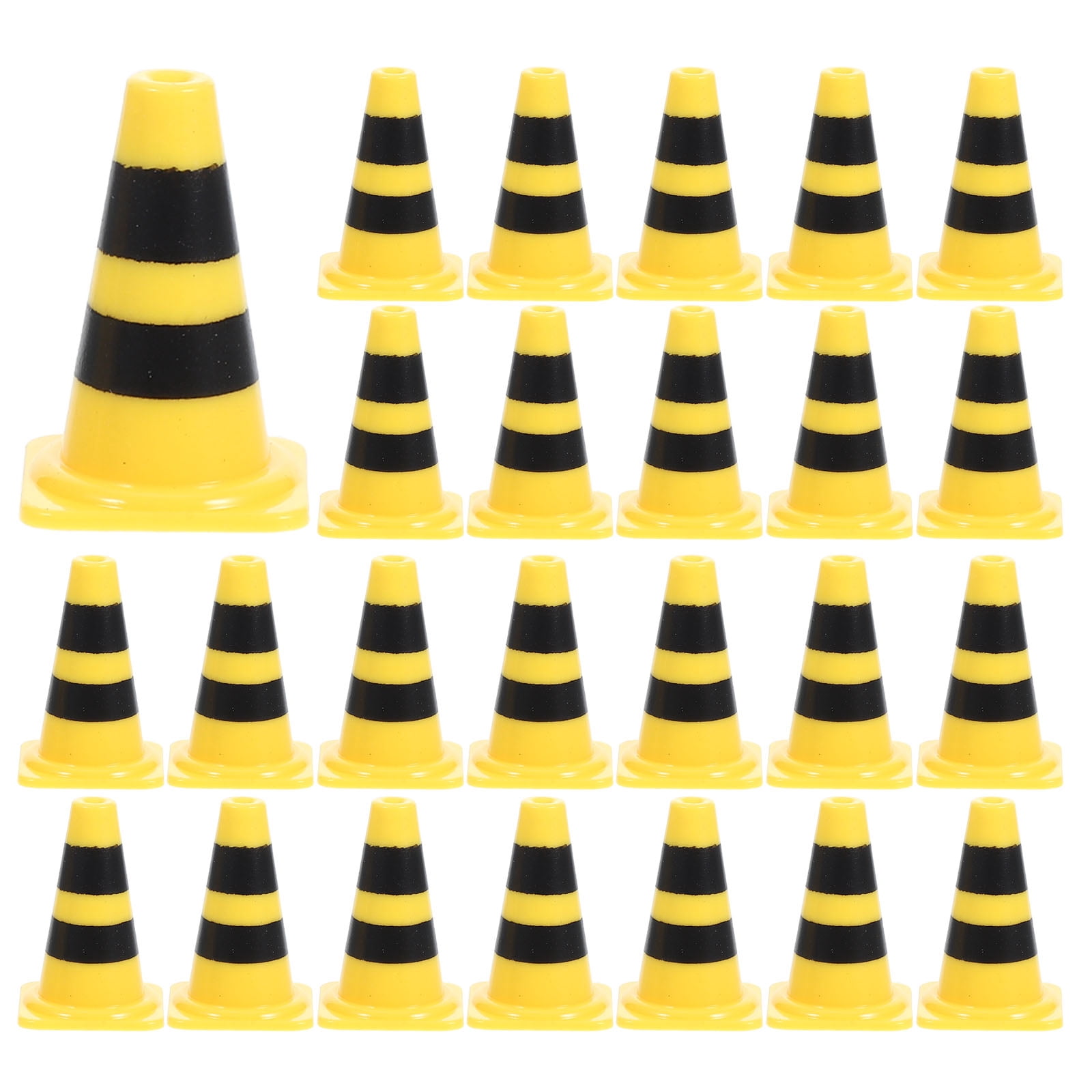PTOOTP 30pcs Versatile Use Miniature Roadblocks Toy Set For Traffic ...