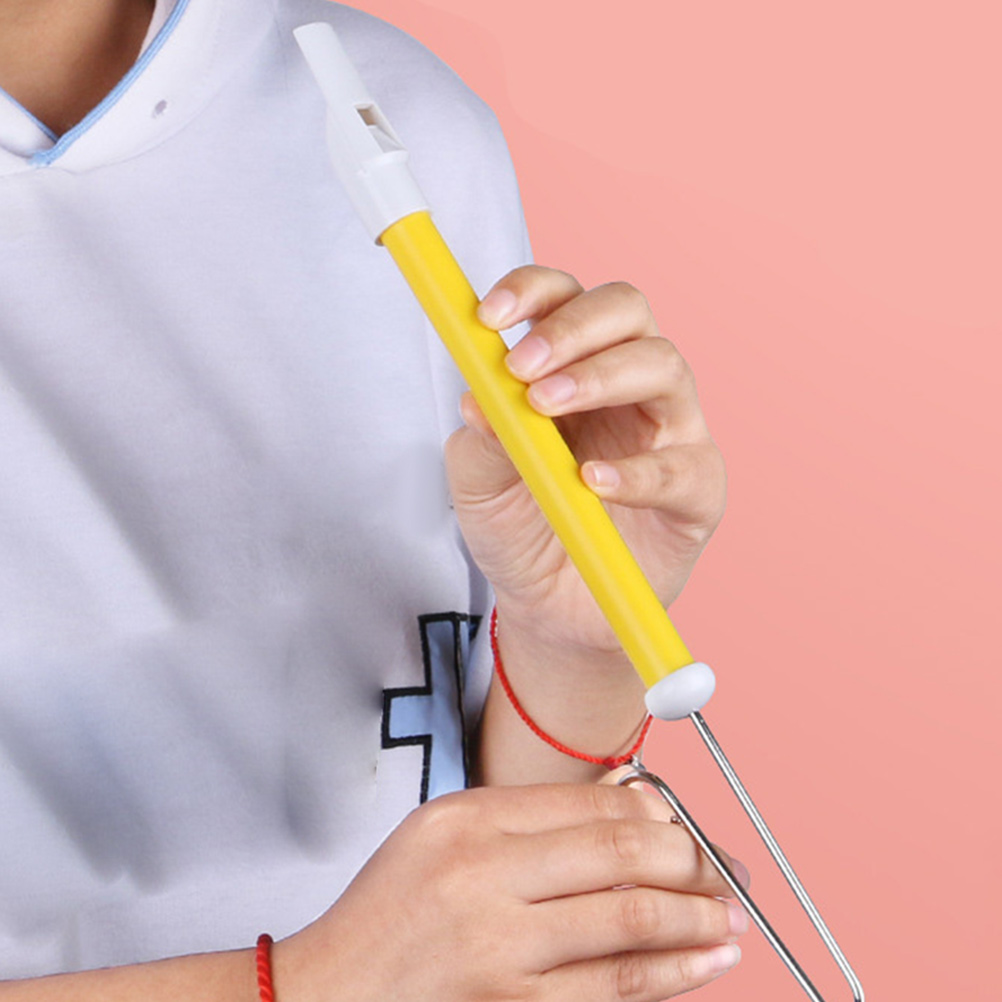 PTOOTP 3Pcs Cylindrical Slide Flute for Kids ABS Pink for Tone and Key ...