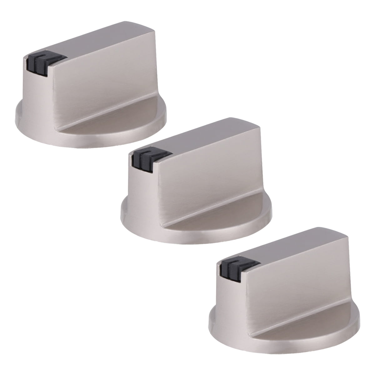 PTOOTP 3Pcs Gas Stove Control Knobs Metal Simple Design for Homeowners ...