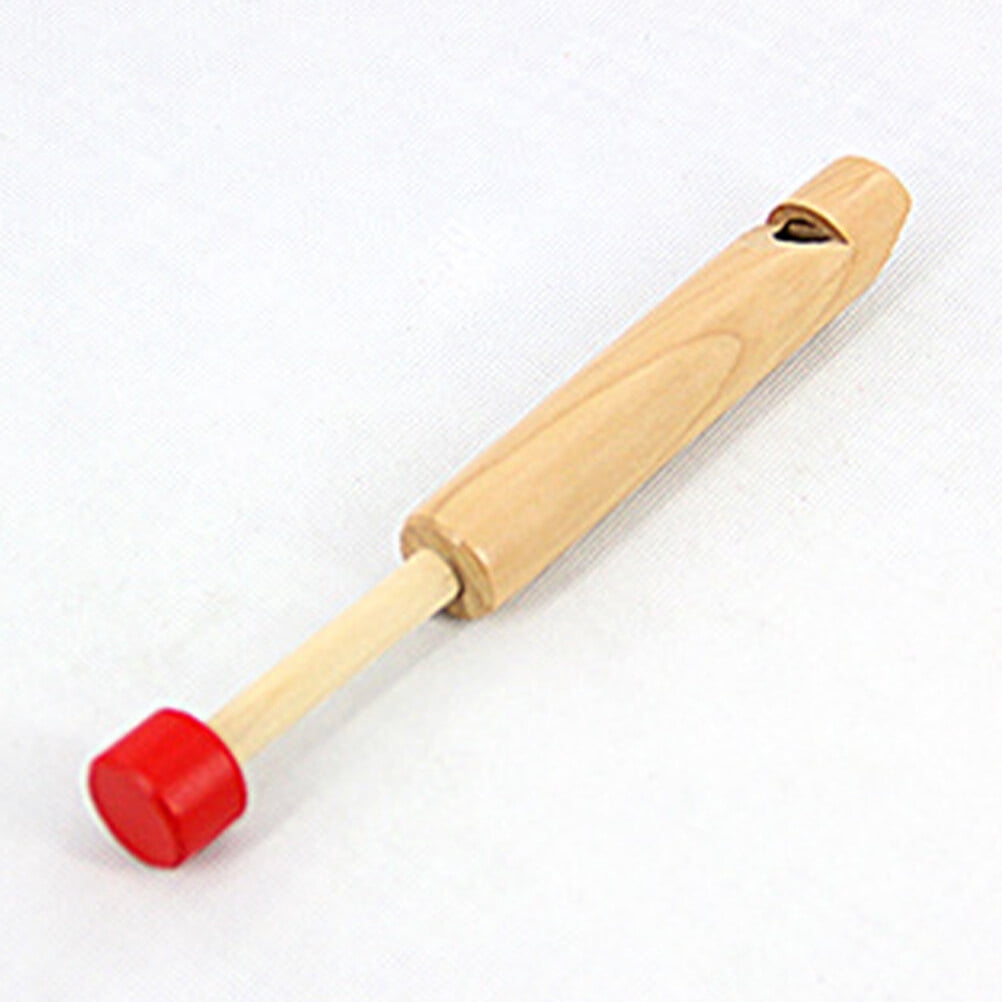 PTOOTP 3pcs Round Wooden Whistles for Kids - Christmas Musical Toys ...