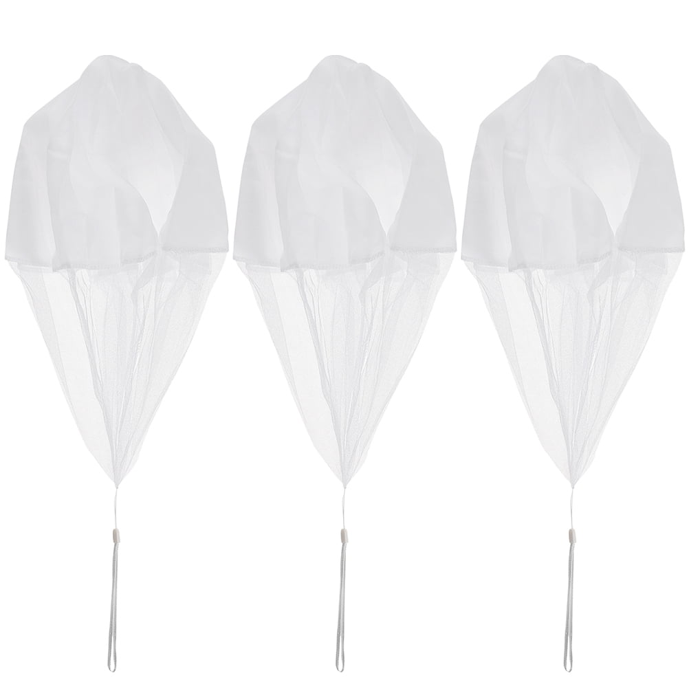 PTOOTP 3Pcs PVC Parachute Toy Round Shape Outdoor Throwing For Children ...