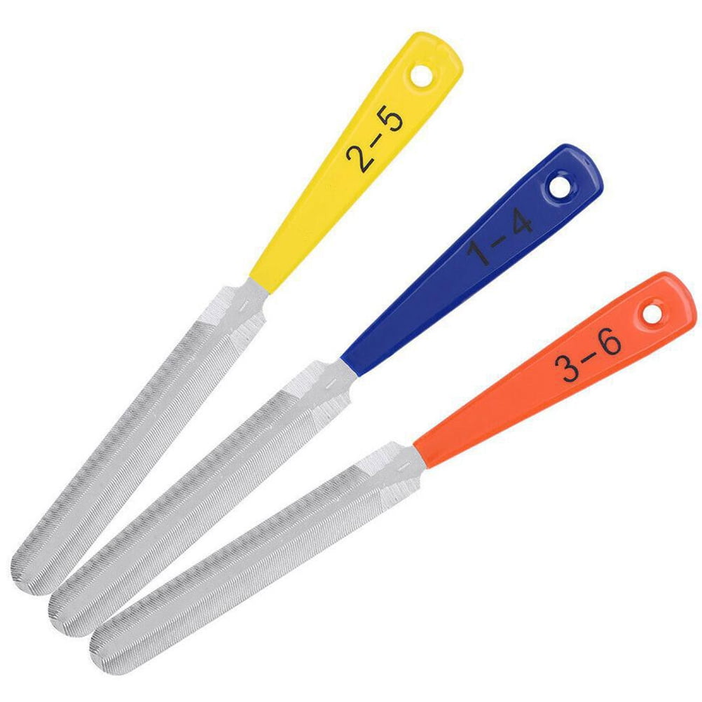 PTOOTP 3Pcs Set Nut Files for Guitar and Ukulele String Seating and ...