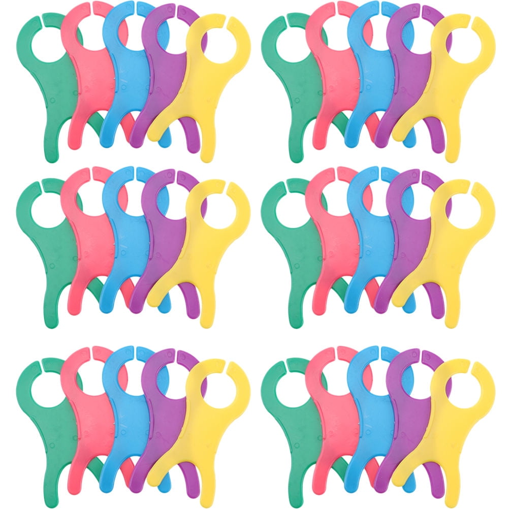 PTOOTP 40Pcs Yarn Bobbins Assorted Color Fish Shaped Knitting Spool for ...