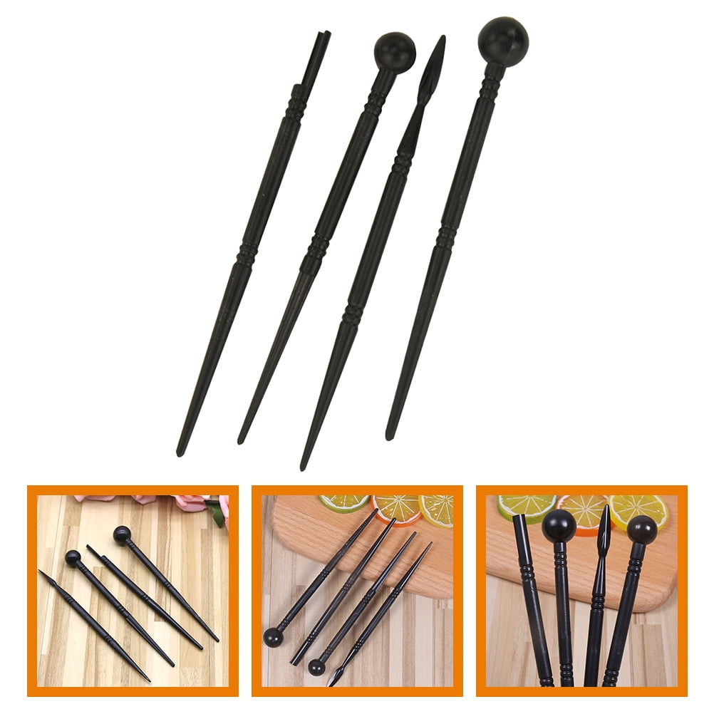 PTOOTP 4Pcs Pottery Ceramics Clay Tool Set Carving Modeling Shaping ...