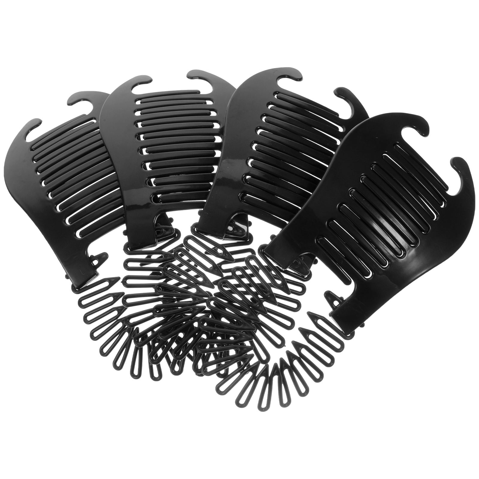 PTOOTP 4Pcs Hair Accessories For Braids Bendable Combs For Women ...