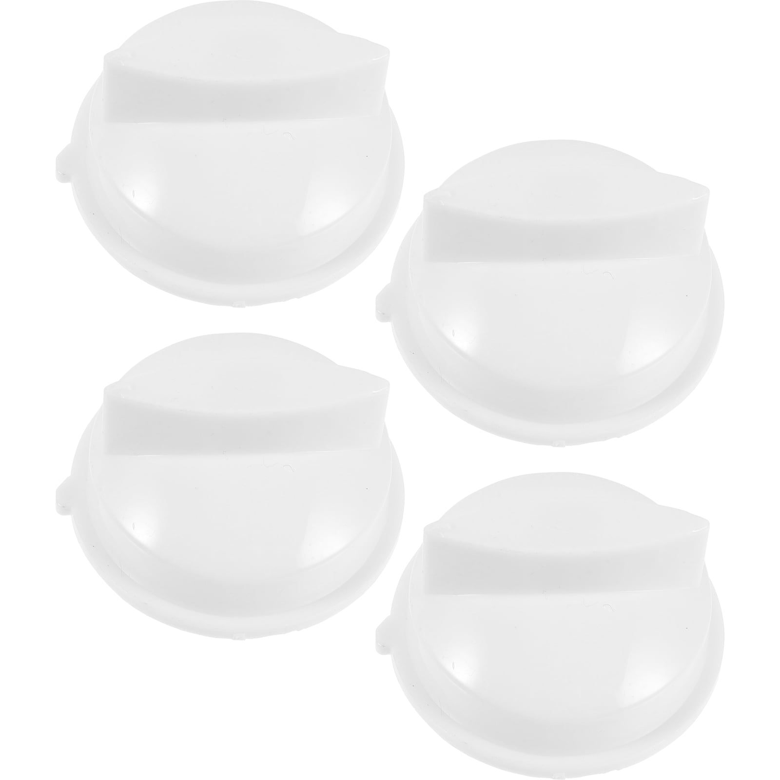 PTOOTP 4Pcs Simple and Classic Microwave Oven Knob in White Plastic for ...