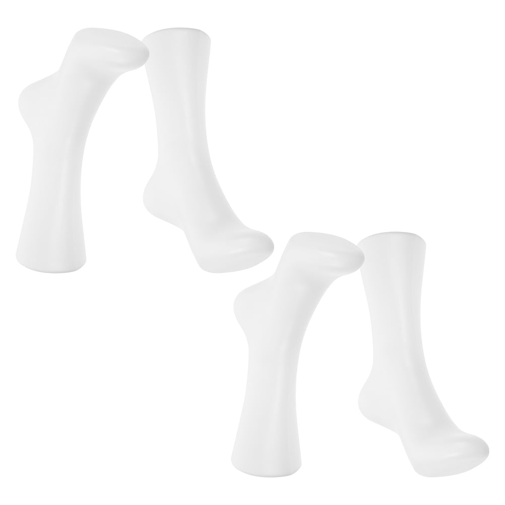 PTOOTP 4Pcs Sock Holder Display Realistic Foot Shape for Store Display ...