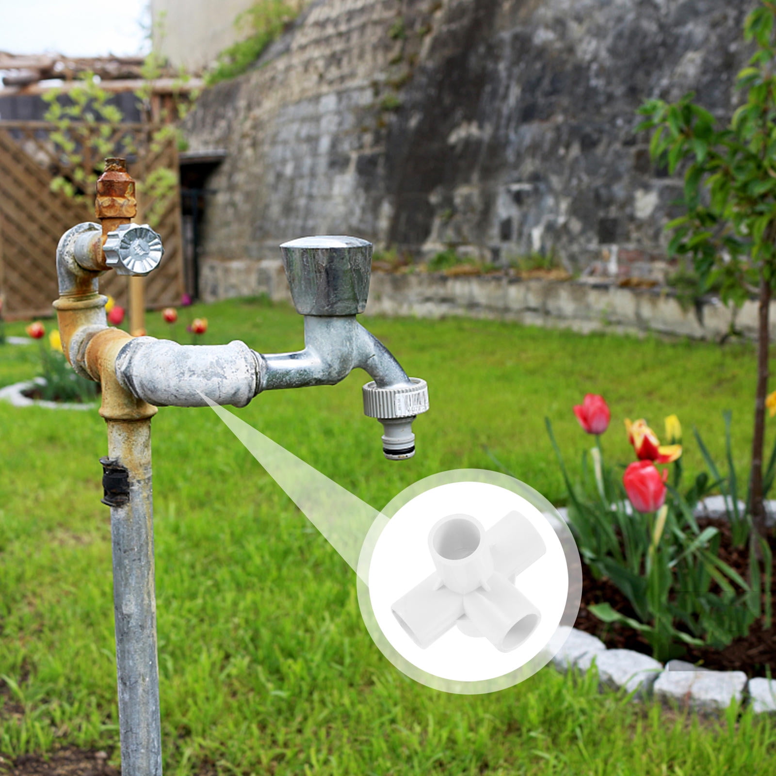 PTOOTP 4Pcs Square PVC Fitting for in PVC Applications and DIY Projects ...