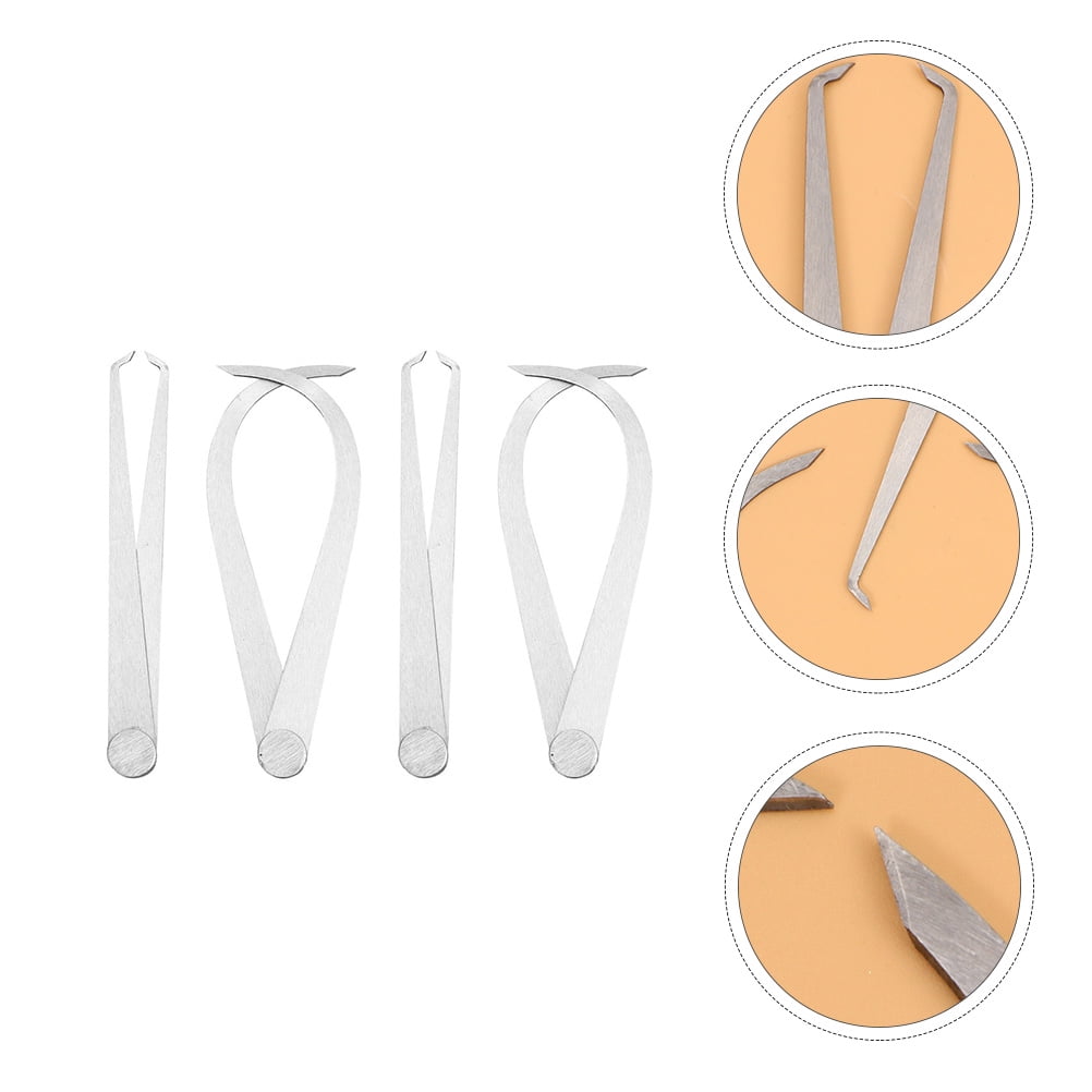 PTOOTP 4Pcs Compact Steel Measuring Caliper for Modeling Carving and ...