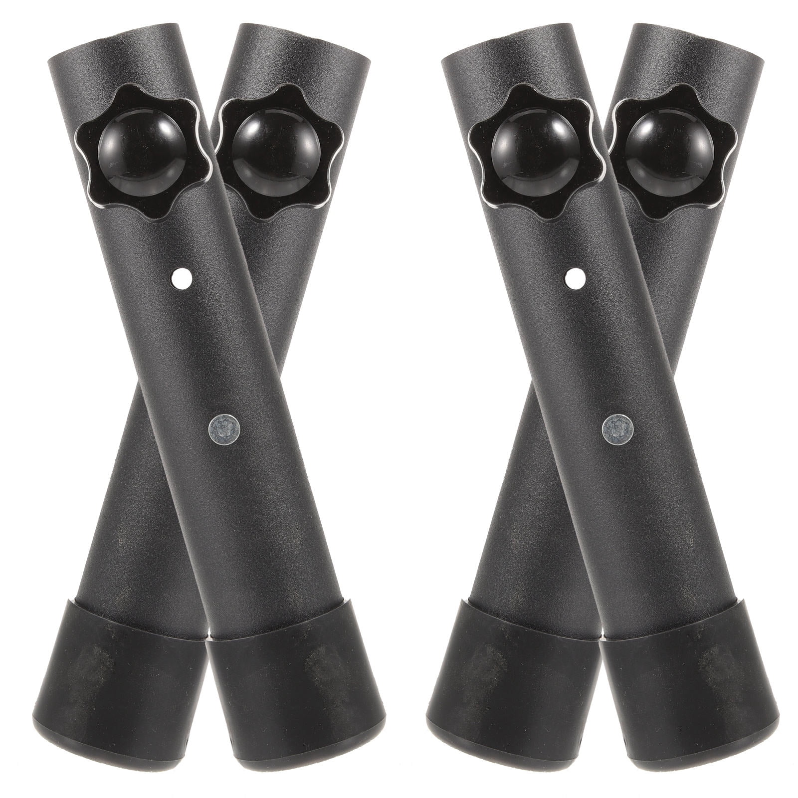 PTOOTP Durable Metal Furniture Leg Risers 4Pcs - Black for Indoor Use ...