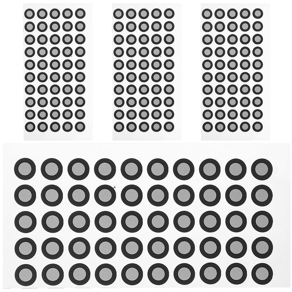 PTOOTP 4Sheets Assorted Color Square Diffuse Reflection Markers for 3D ...