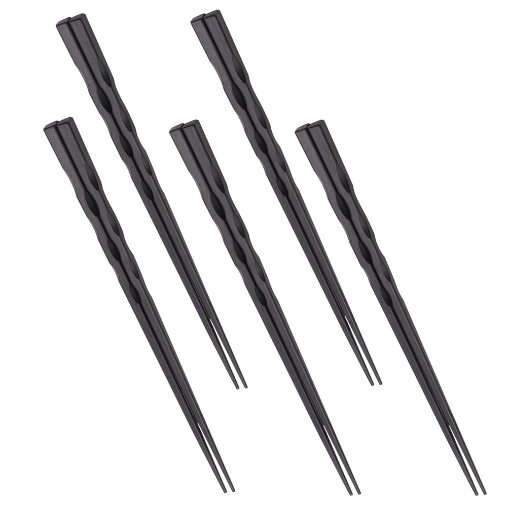 PTOOTP 5 Pairs Non- Black Japanese Sushi Chopsticks with Tapered Tips ...