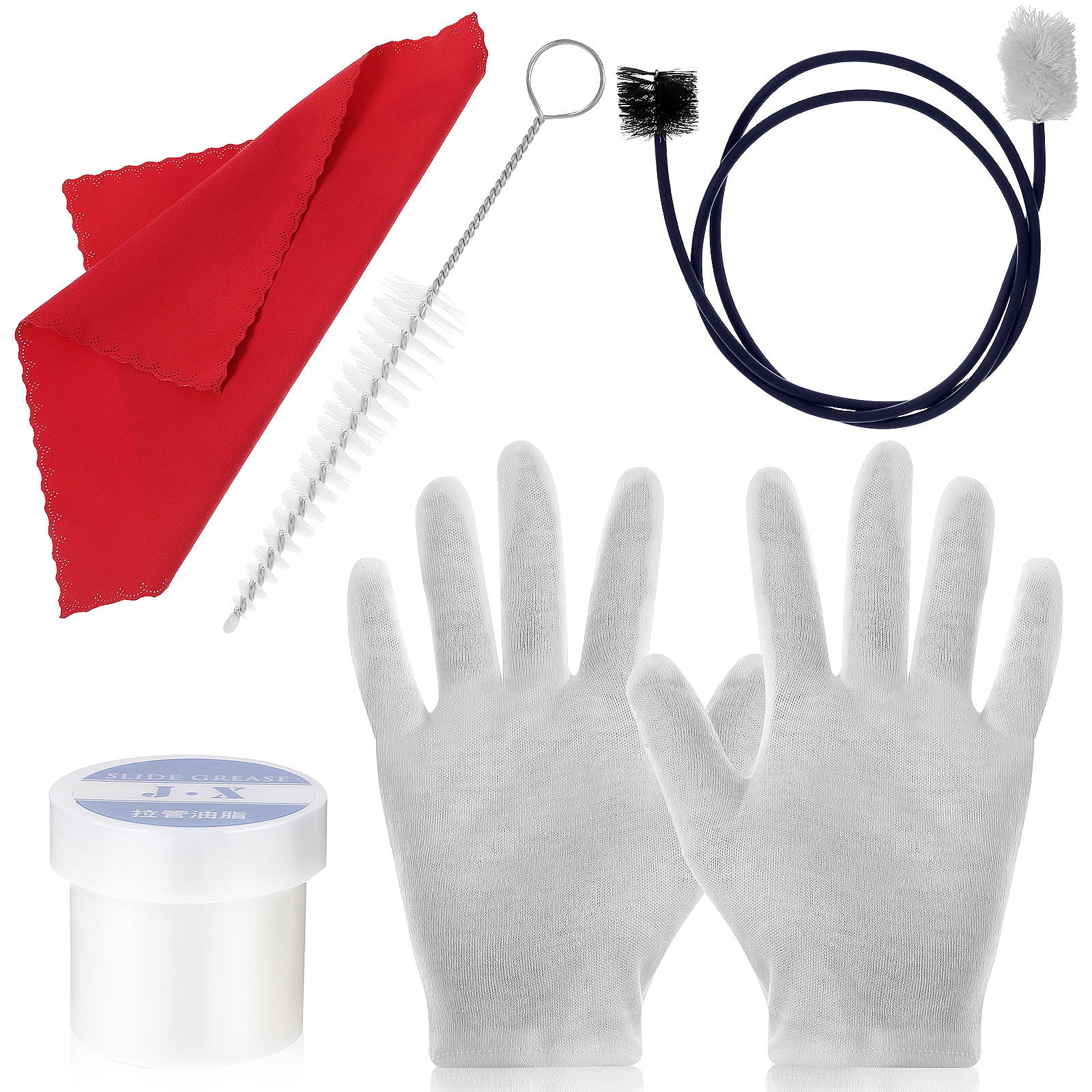 PTOOTP Instrument Care Kit Trumpet Cleaning Assorted Color 5-Piece Set ...