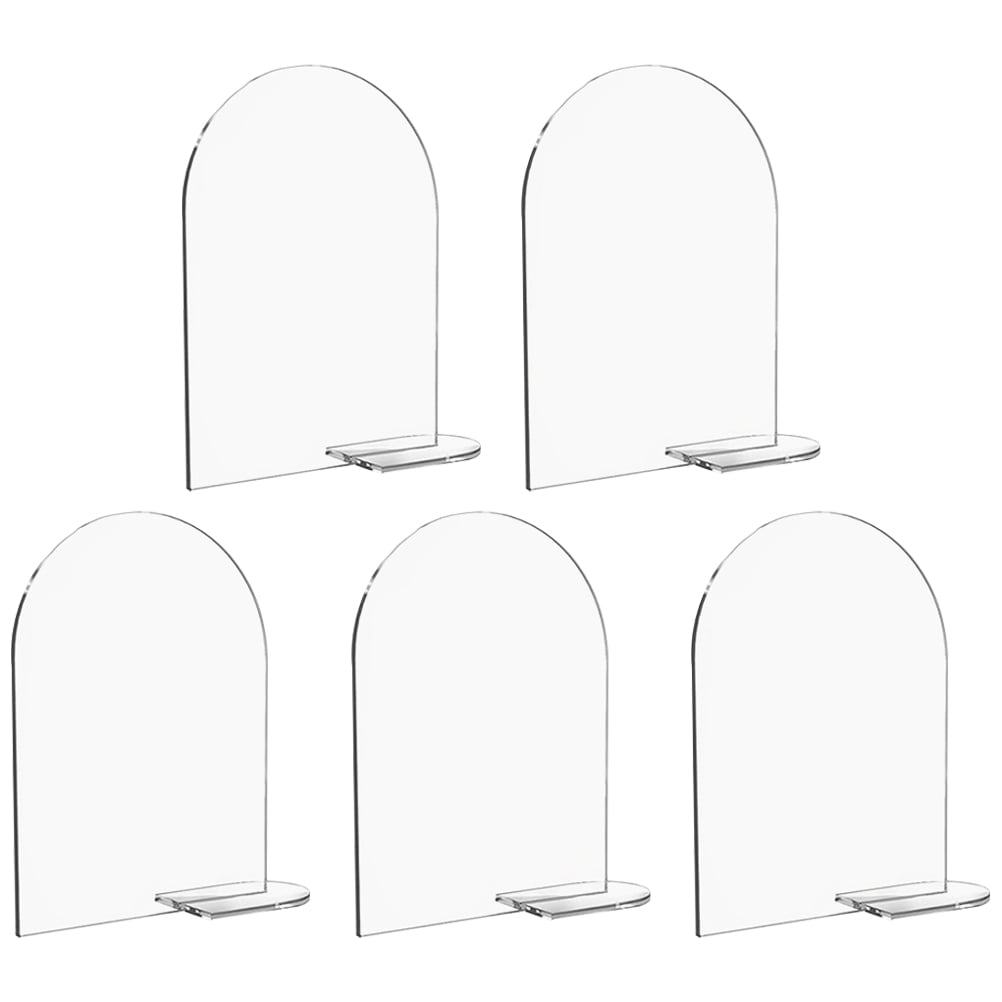 PTOOTP Wedding Reception Clear Acrylic Table Signs 5 Sets Display Guest ...
