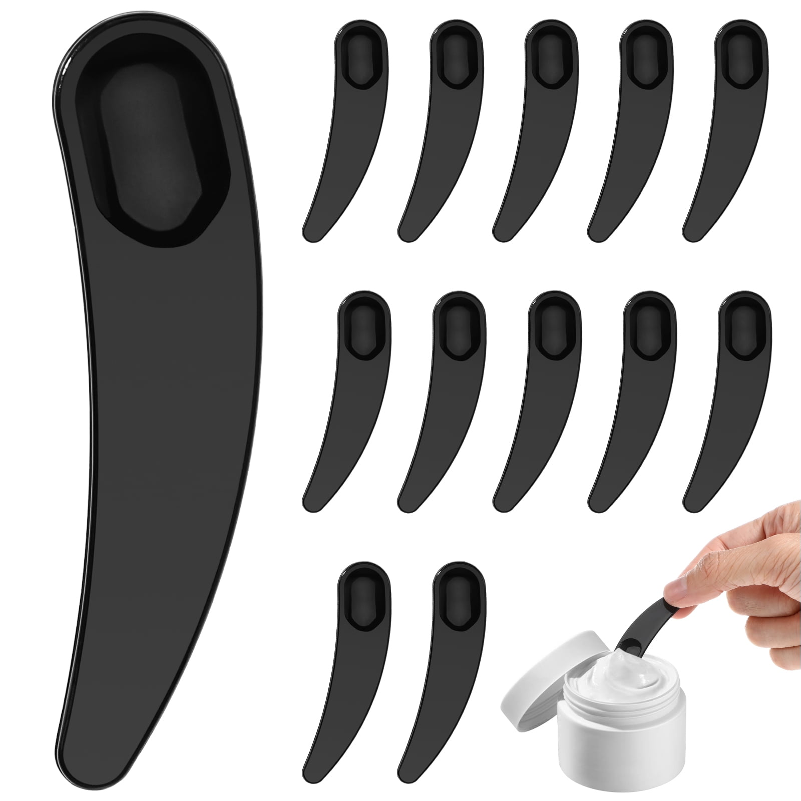 PTOOTP 50 Pcs Little Spatulas Face for Makeup Mixing and Travel ...