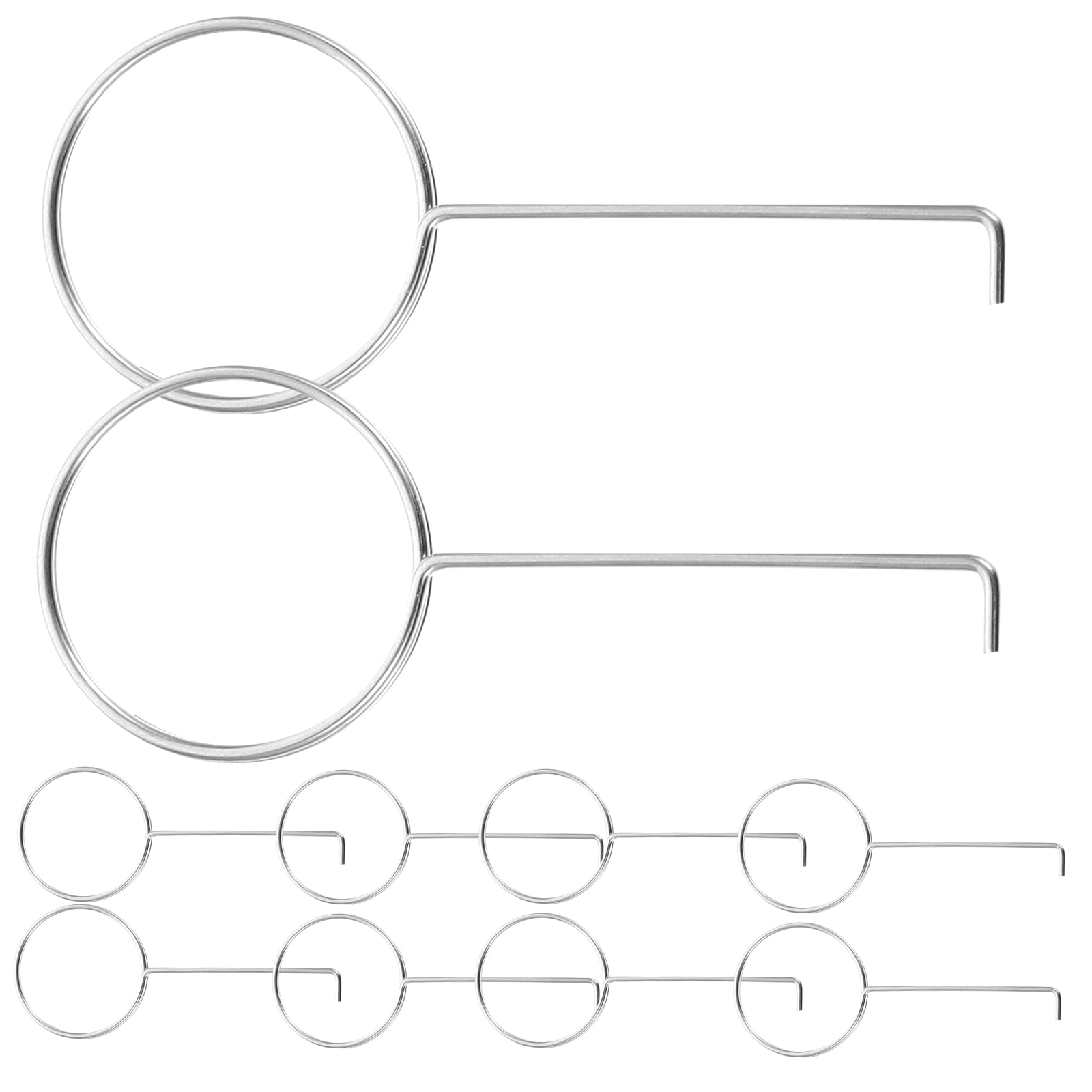 PTOOTP 50 Pieces Stainless Steel Floor Drain Removal Hooks for Bathroom ...