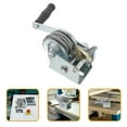PTOOTP Heavy Duty Metal Hand Crank Winch with Steel Cable for Lifting ...