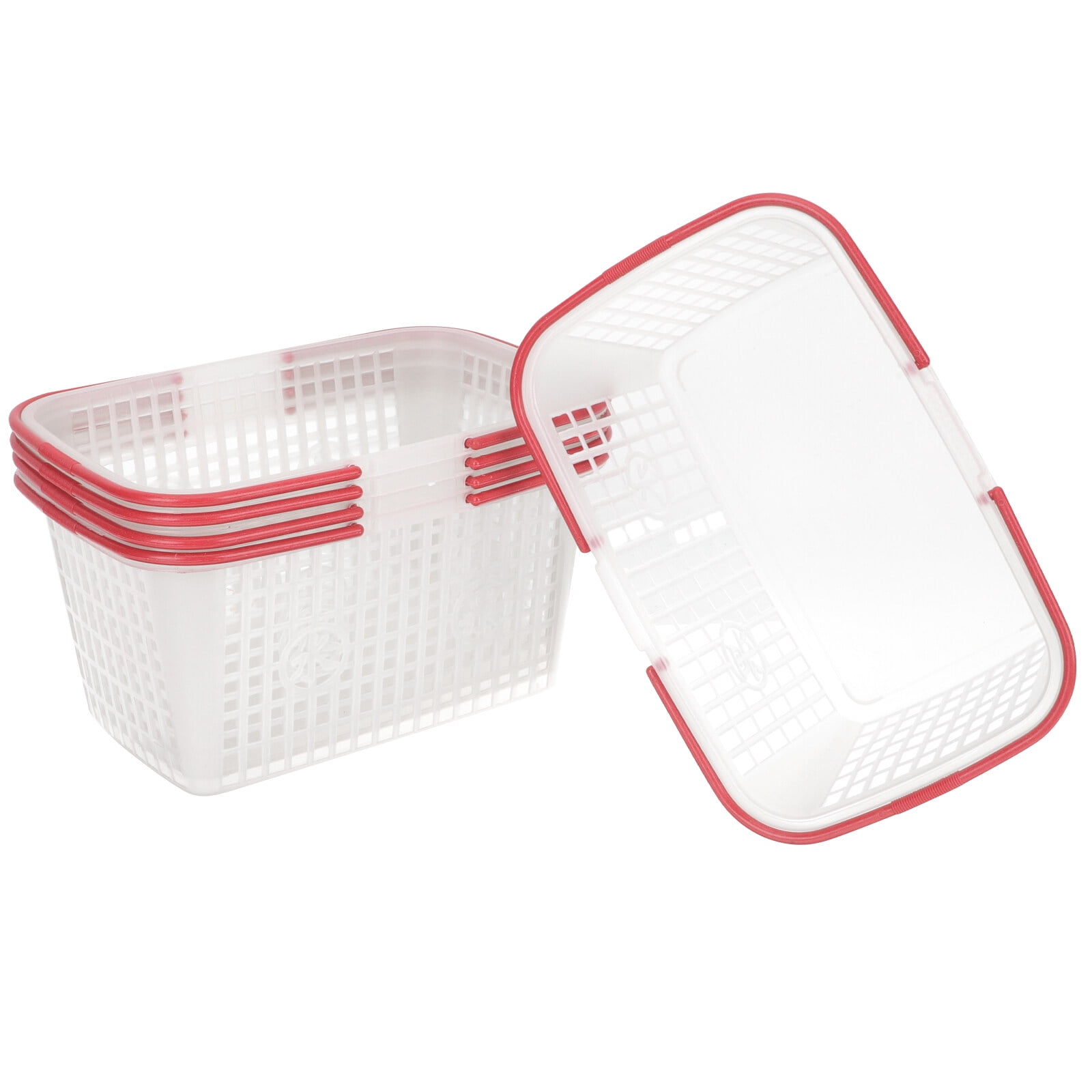 PTOOTP 5Pack Fruit Storage Baskets Transparent Plastic Countertop ...