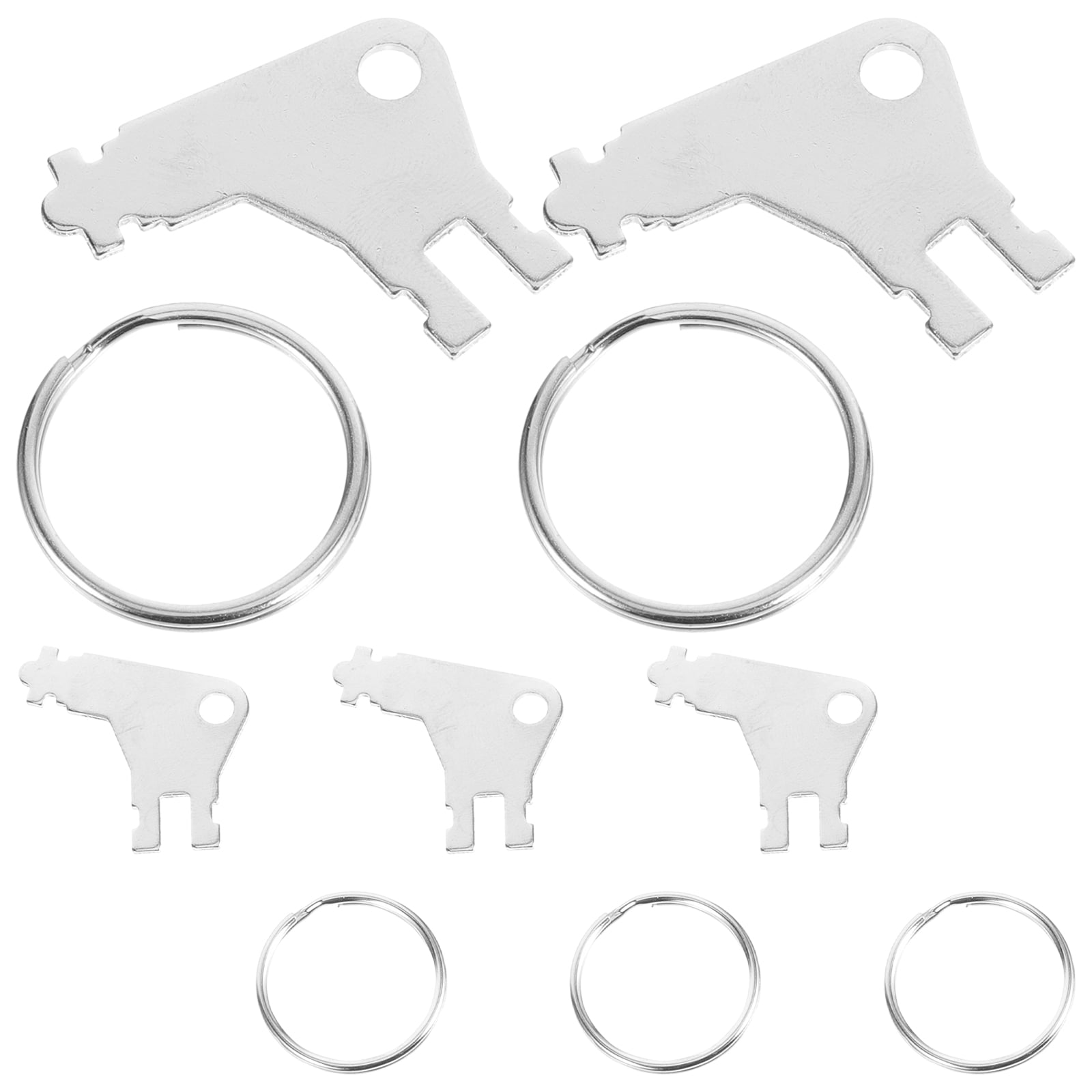 PTOOTP 5Pcs Soap Dispenser Key Replacement Metal White for Public ...