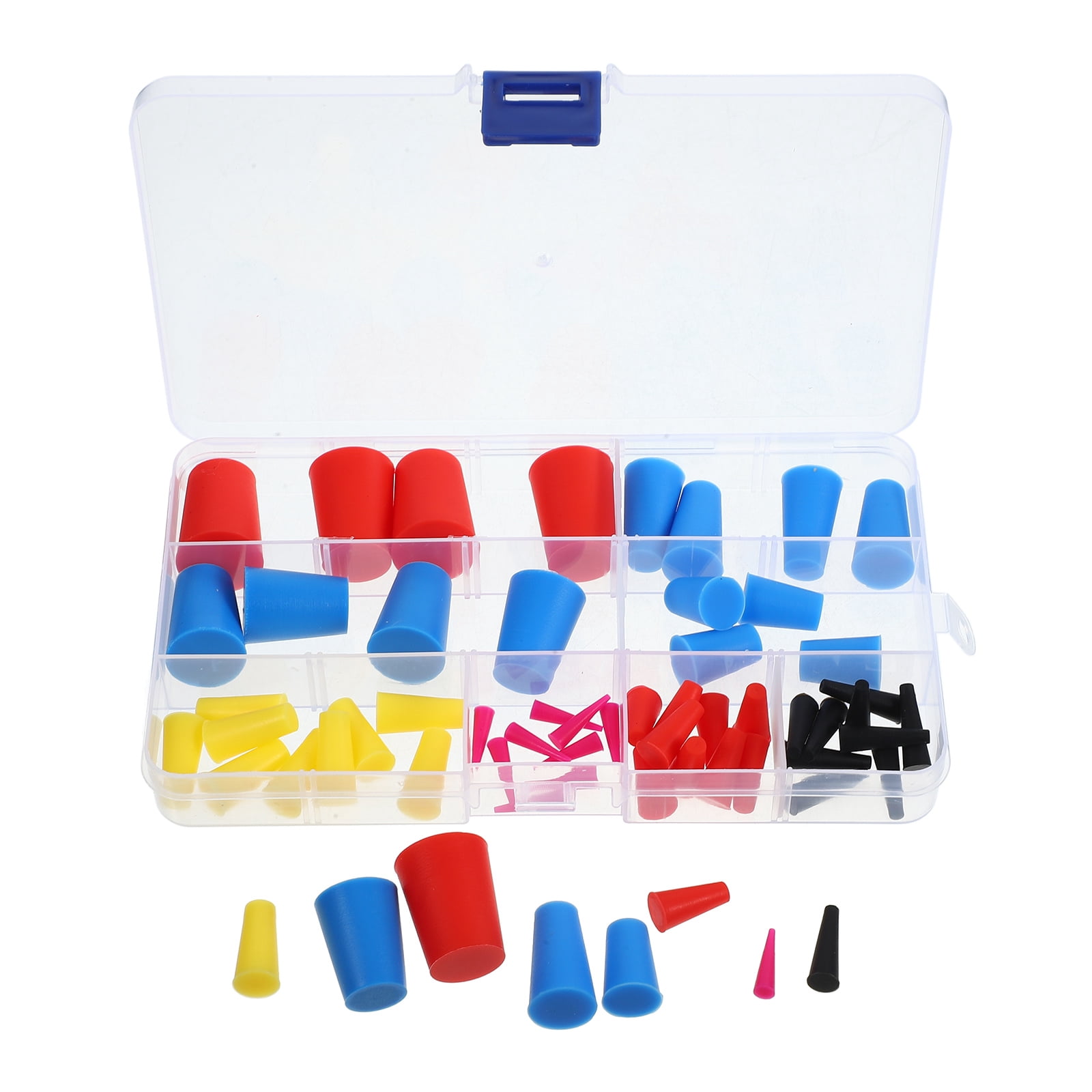 PTOOTP 60 Pcs High Temperature Silicone Plugs for Lab Equipment Sealing ...