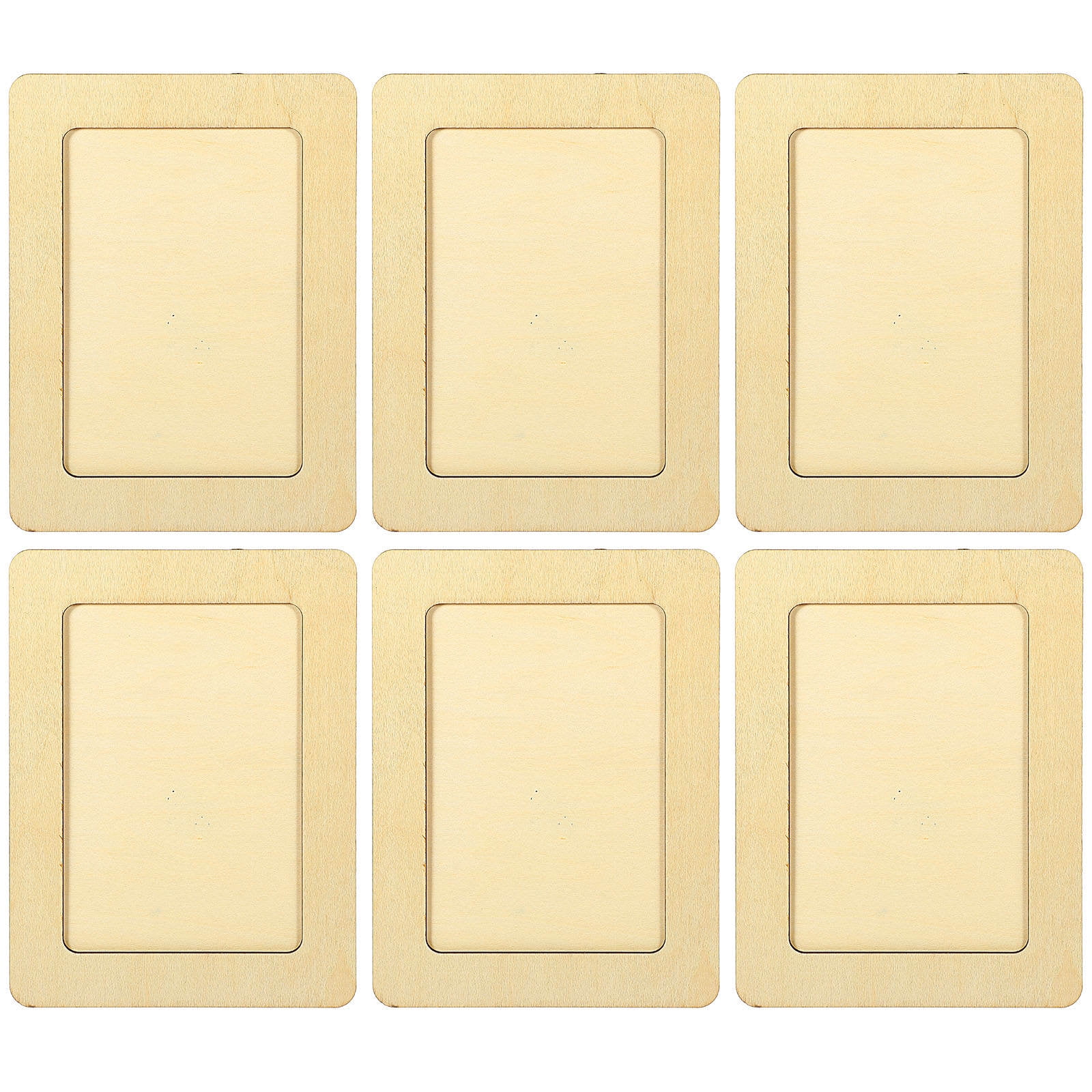 PTOOTP Beige Photo Frame for Kids Toy 6Set 8.3X6.3X0.1In - Walmart.com