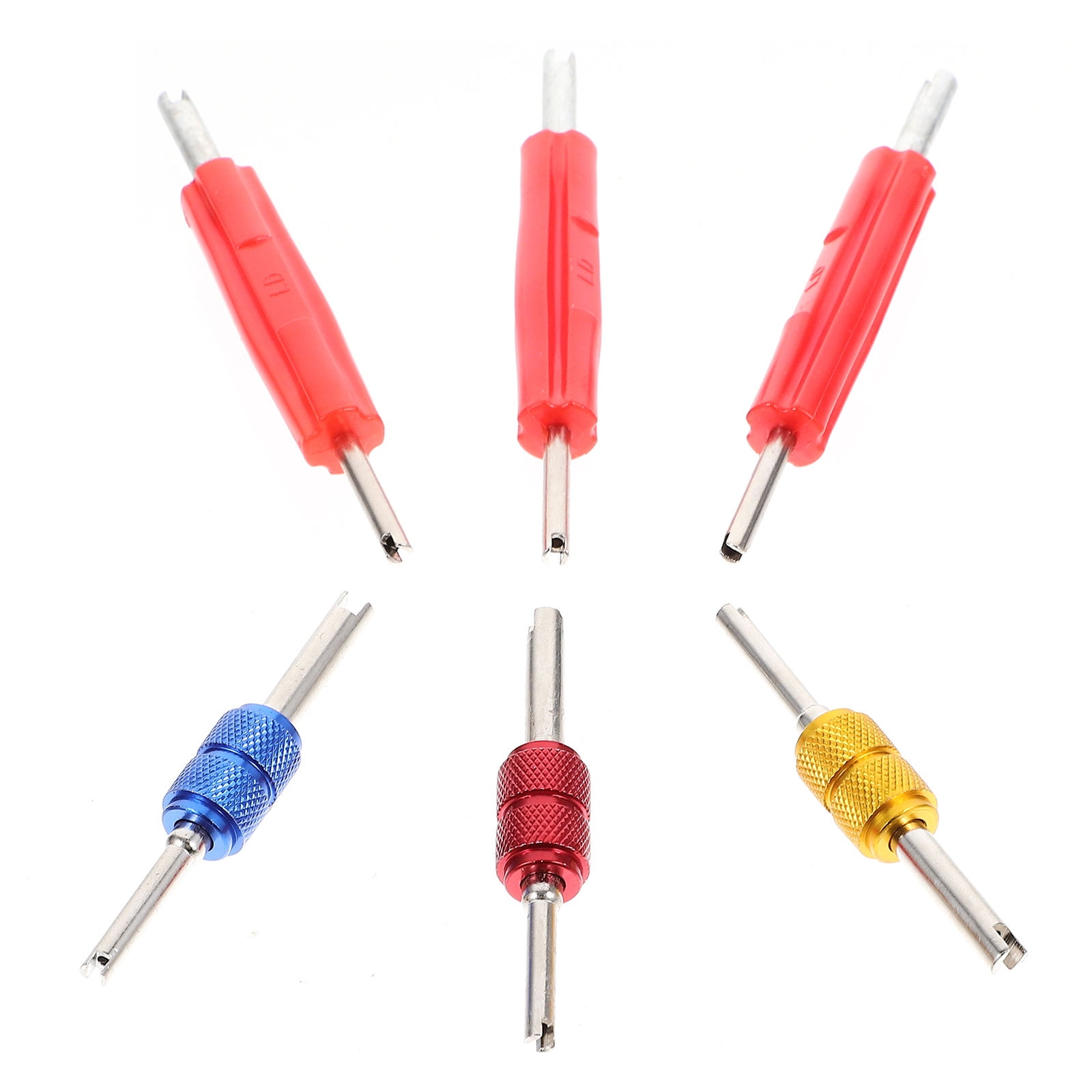 PTOOTP Tire Valve Core Removal Tool Metal 6Set Blue - Walmart.com