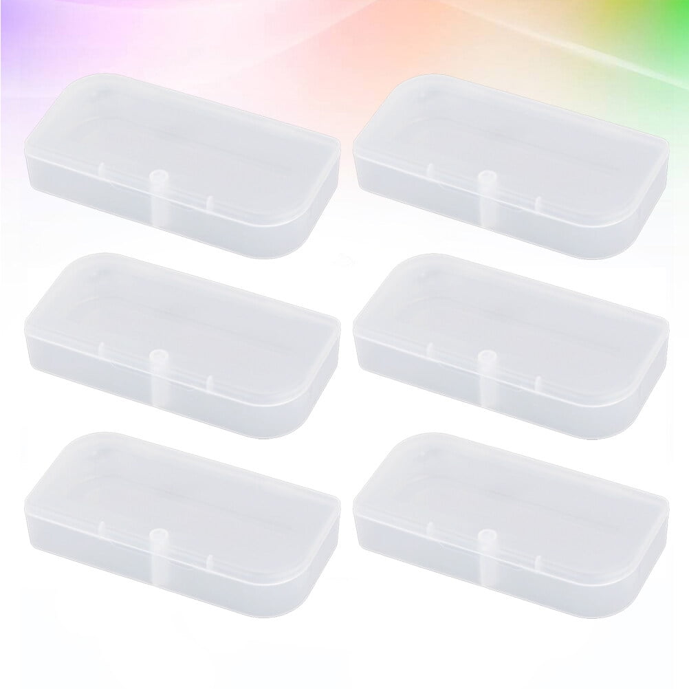 PTOOTP 6-Piece Transparent Toolbox Set, PP Material Storage Organizer ...